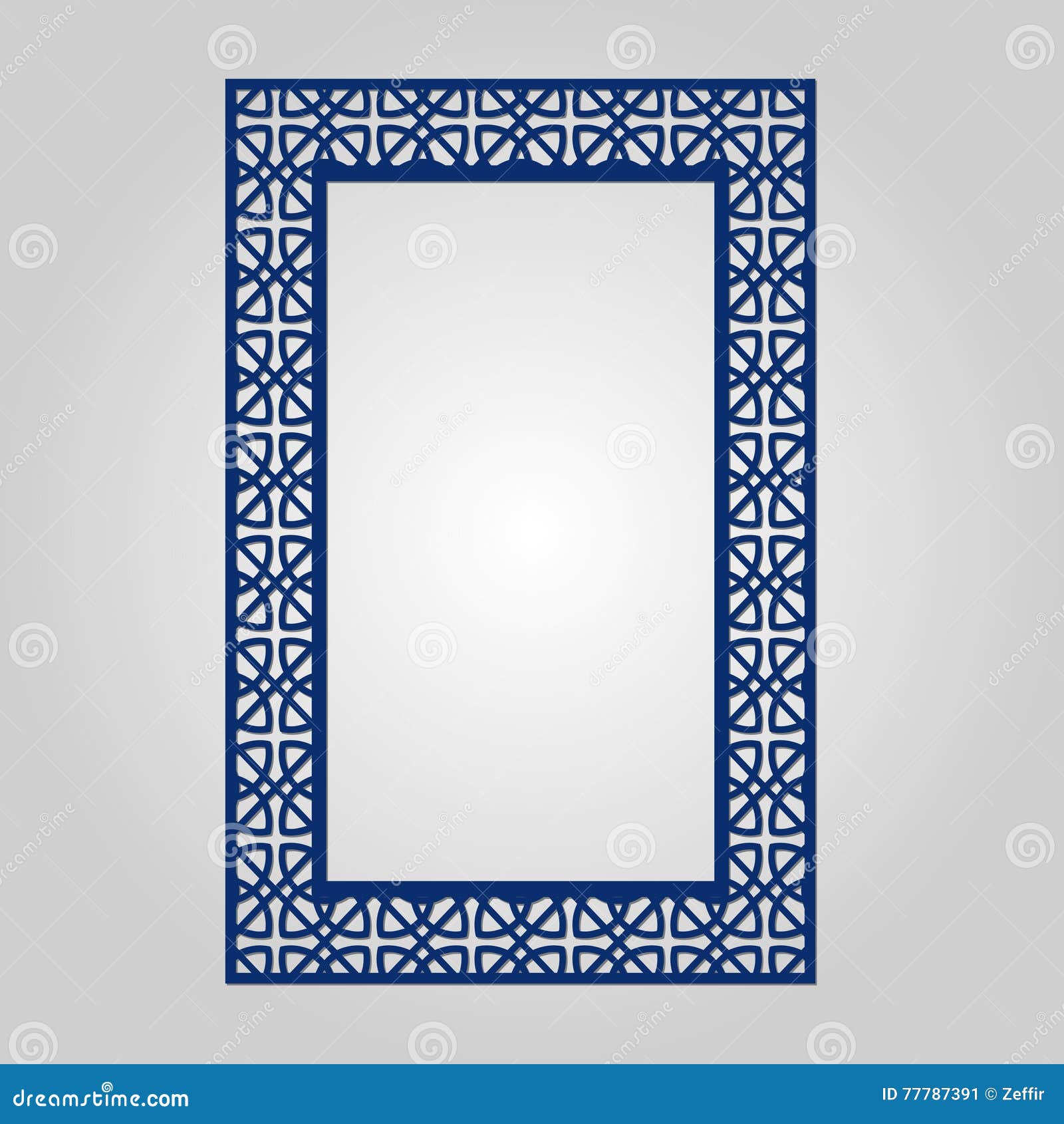 Abstract Cutout Panel for Laser Cutting, Die Cutting or Stencil. Stock ...