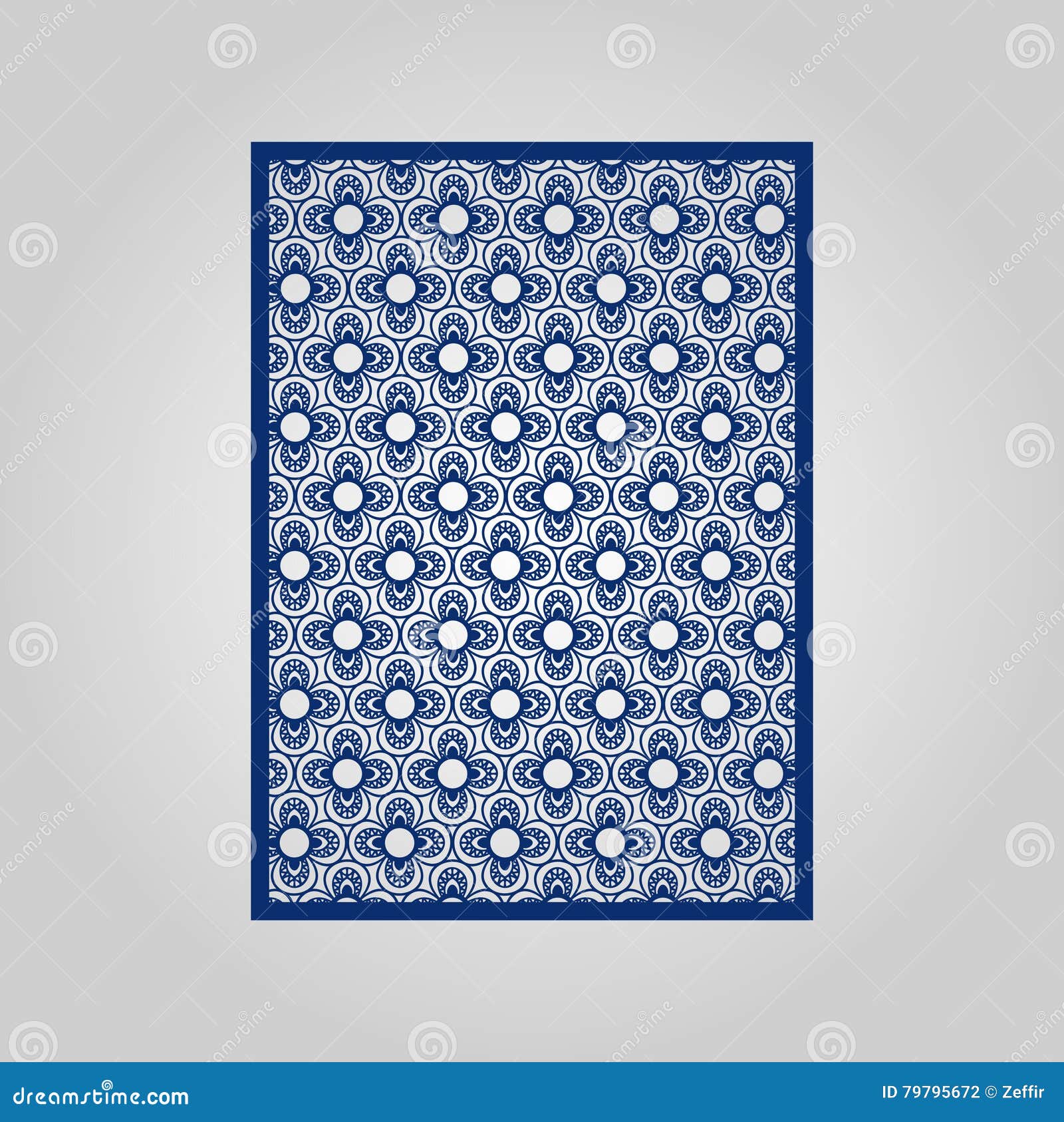 Abstract Cutout Panel for Laser Cutting, Die Cutting or Stencil. Stock ...