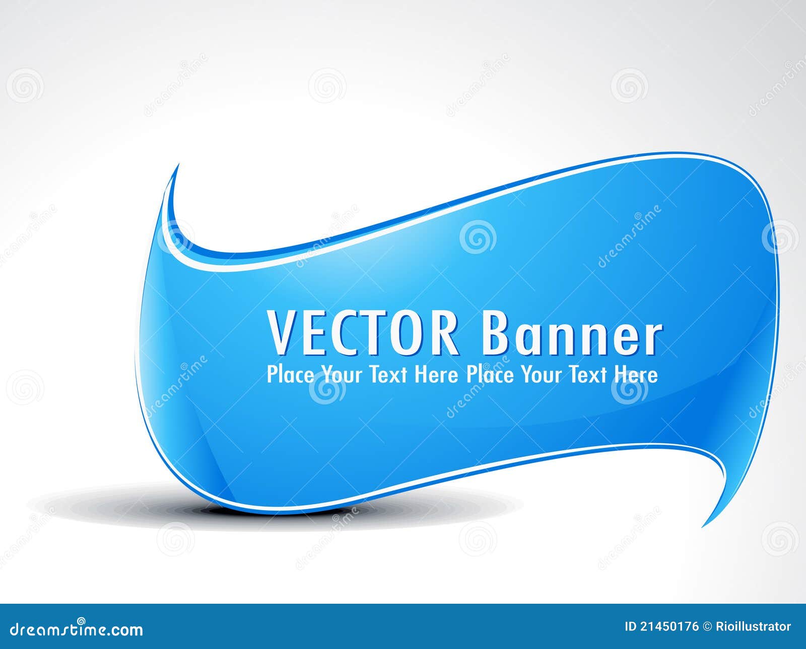 Abstract cyan banner stock vector. Illustration of color - 21450176