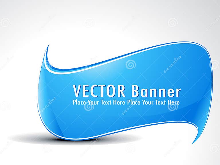 Abstract cyan banner stock vector. Illustration of color - 21450176