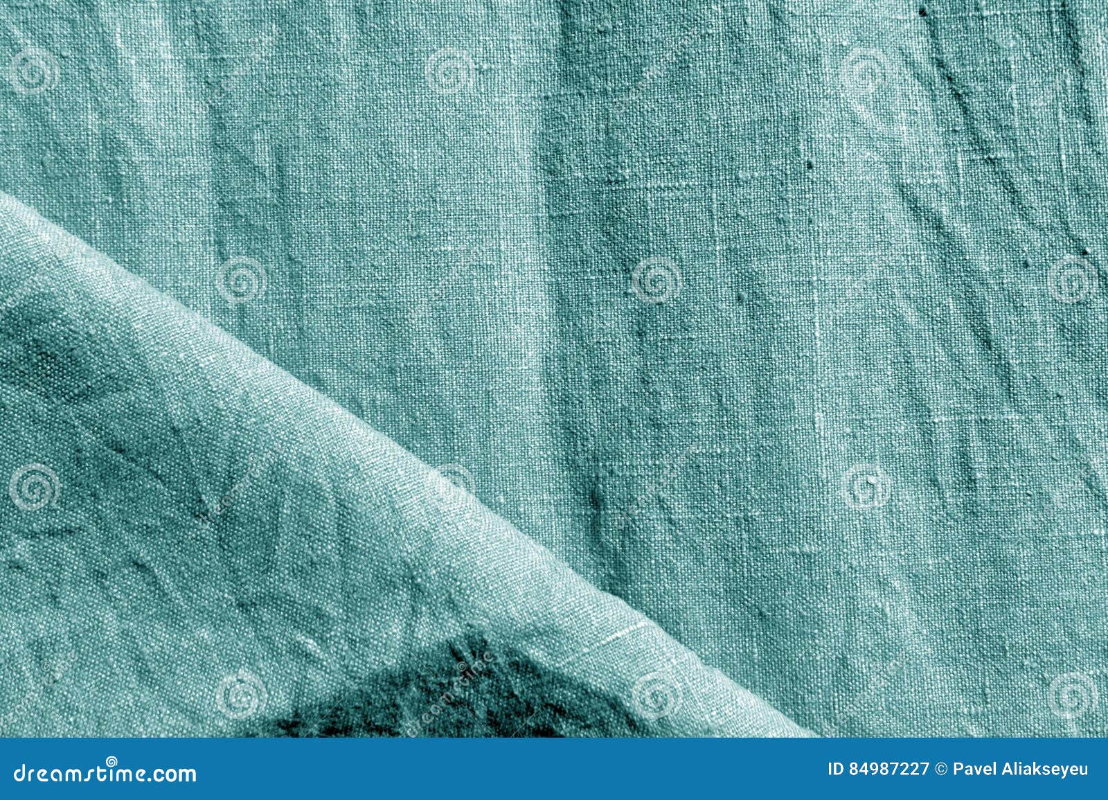 Abstract Cyan Color Cotton Texture Stock Image - Image of antique ...