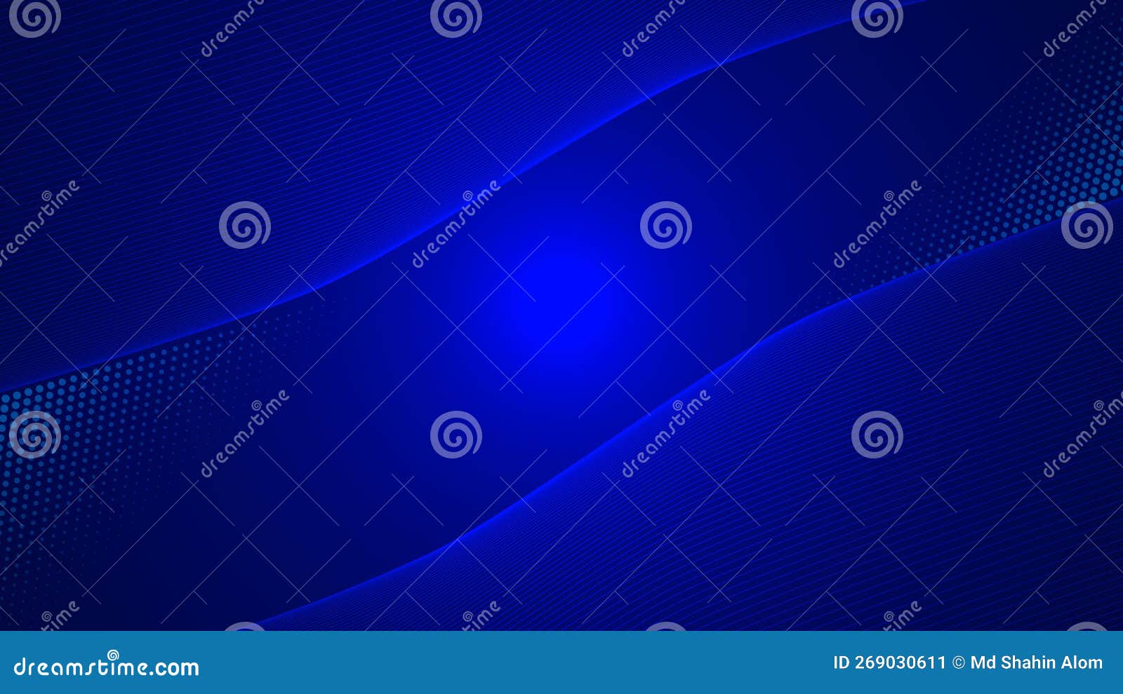 Abstract Cyan Color Dot Circle Background, and Blue Color Light Stock ...