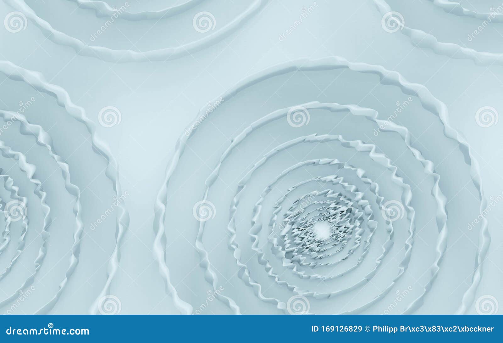 Abstract Cyan Distorted Swirl Abstract Technology Circles Background ...