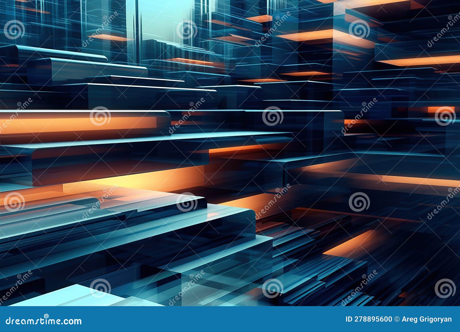 Abstract Cyber Colourful Background Stock Illustration - Illustration ...