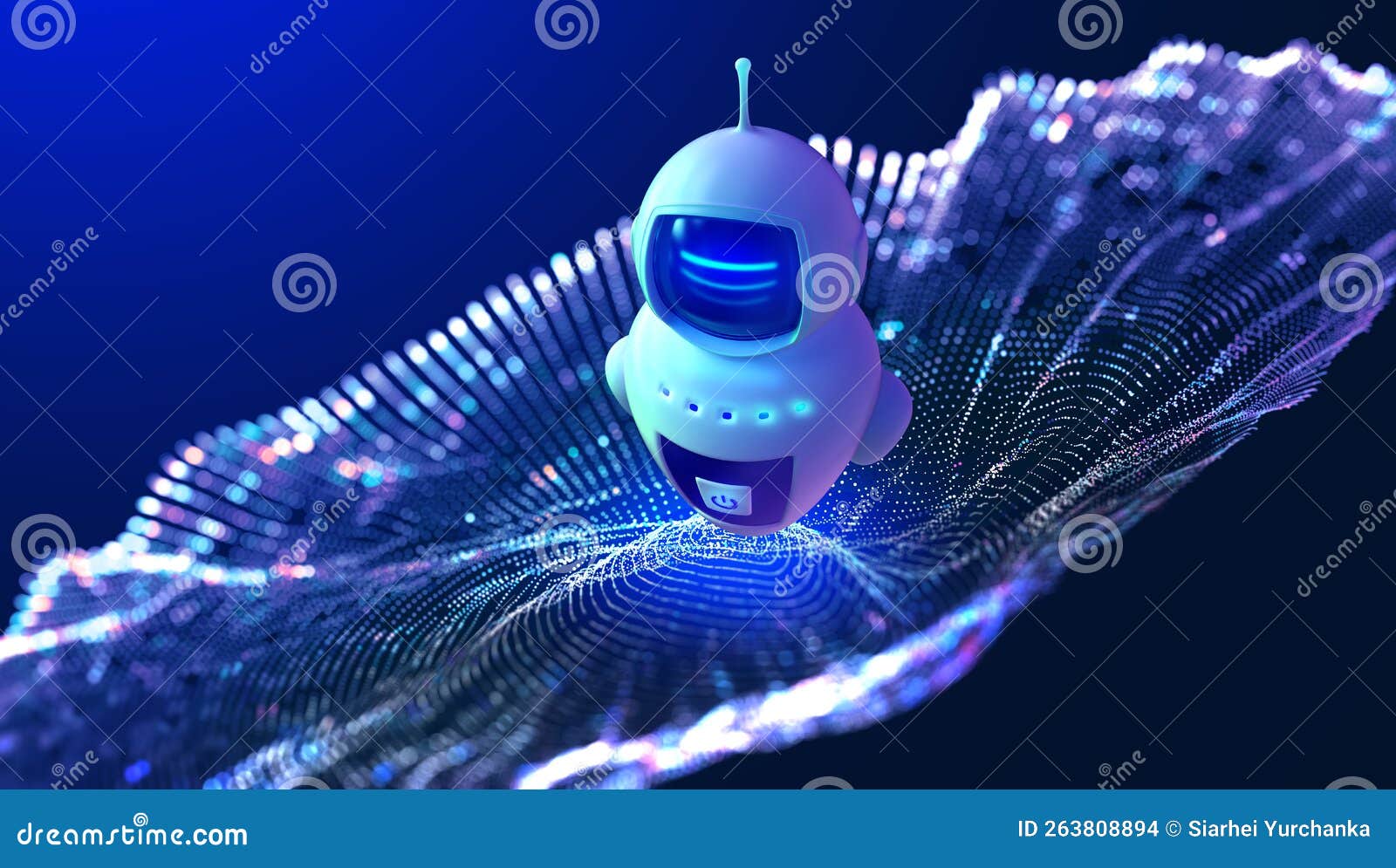 Abstract Cyber Concept Technology Smart Home Stock Illustration ...