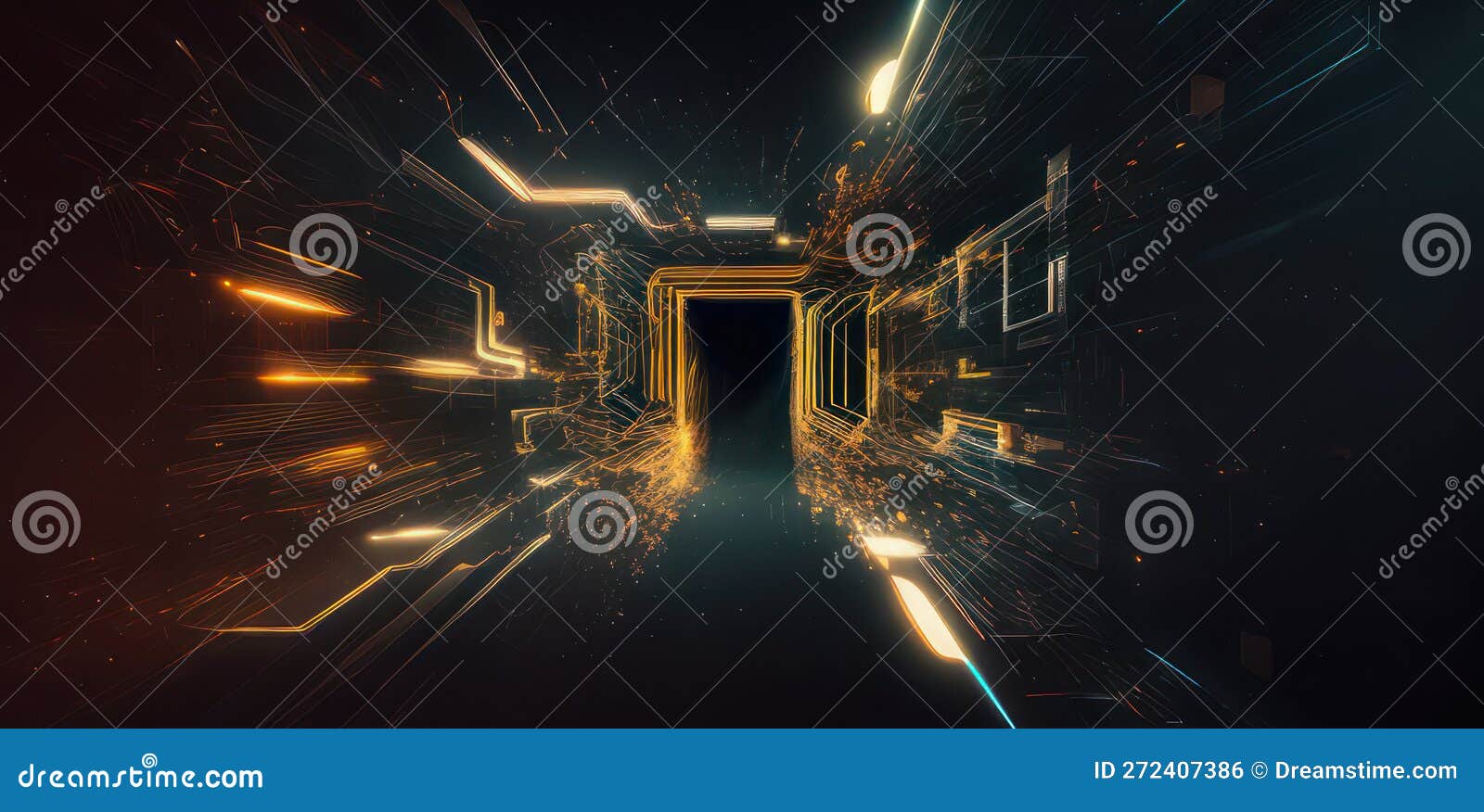 Abstract Cyber Space Background Design Stock Illustration ...