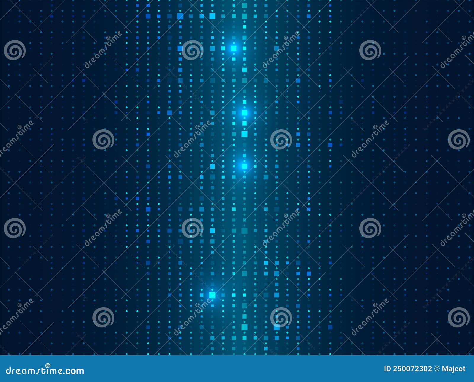 Abstract Cyber Space Environment Background Stock Vector - Illustration ...