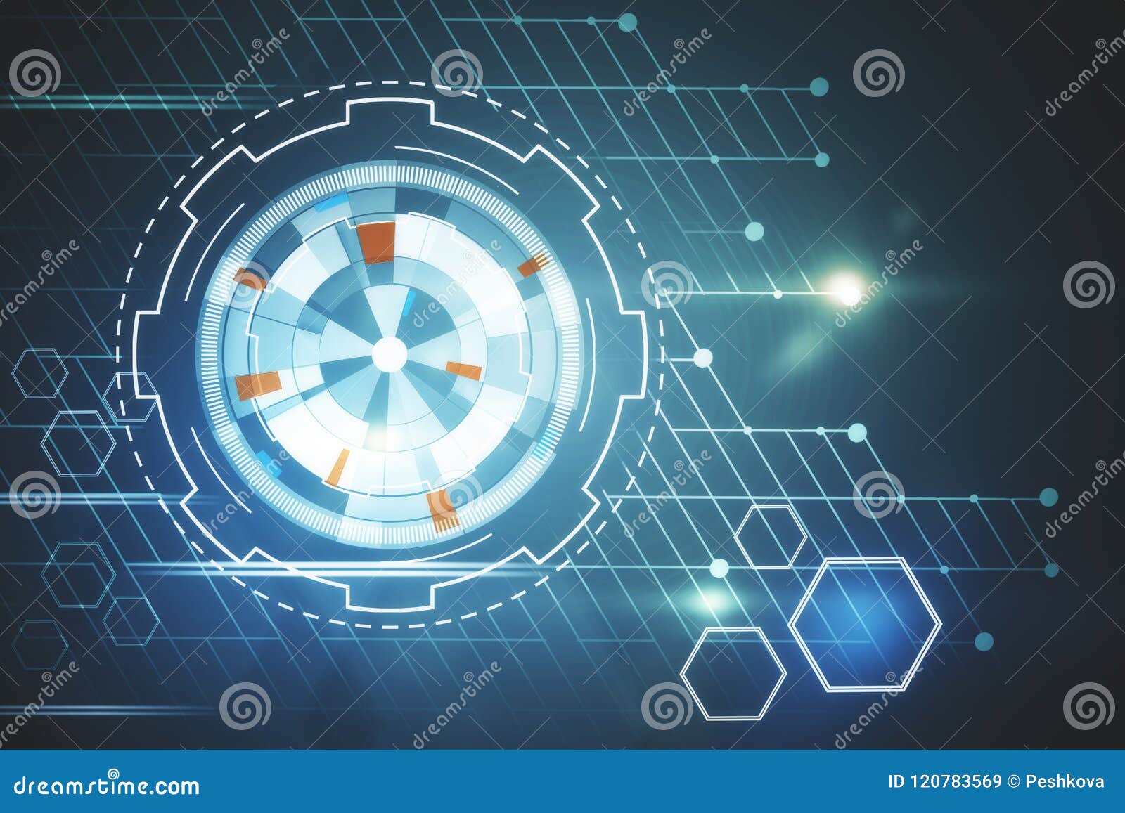 Abstract Cyberspace Background Stock Illustration - Illustration of ...