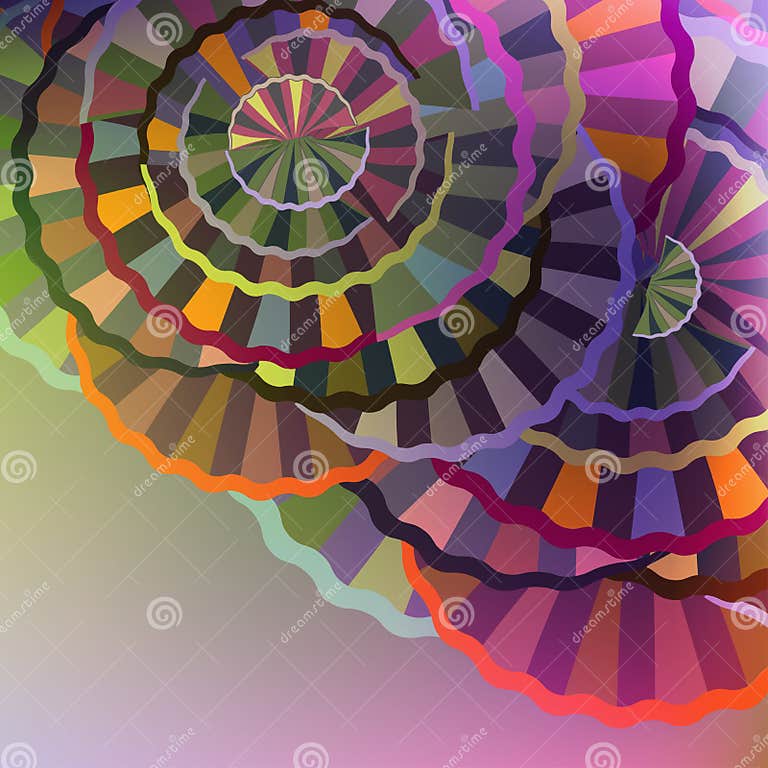 Abstract cycles stock vector. Illustration of rainbow - 23946092