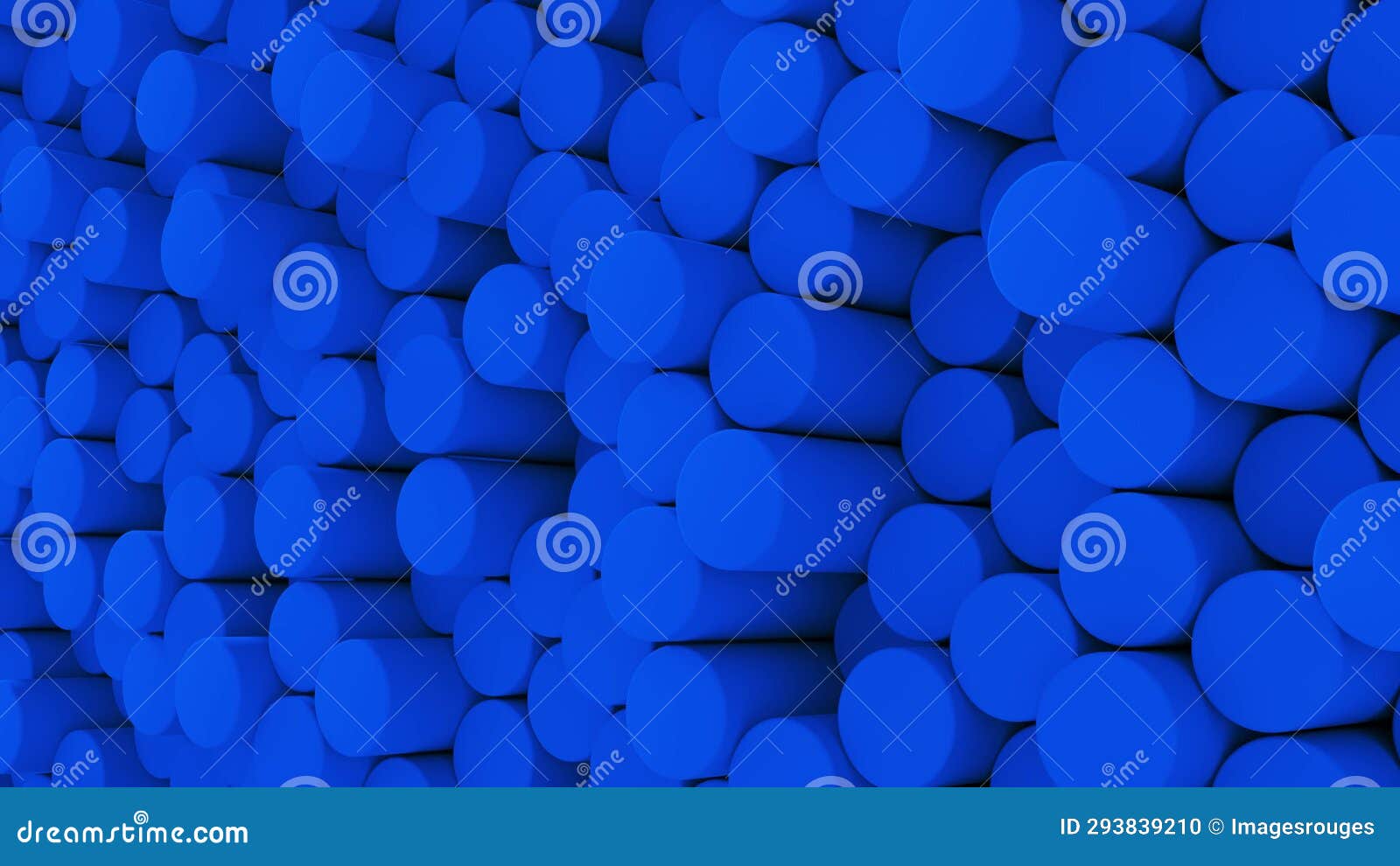 Abstract Cylinder Pattern on Blue Background. Video Loop 3D Stock ...