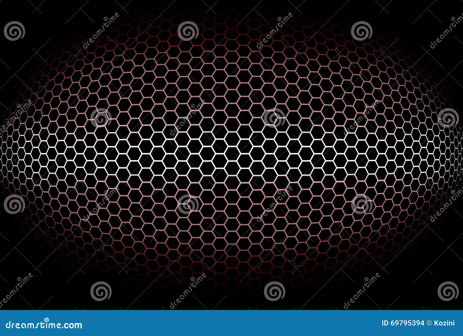 Abstract, Cylindrical Red Background With Octagonal Grid Royalty-Free ...