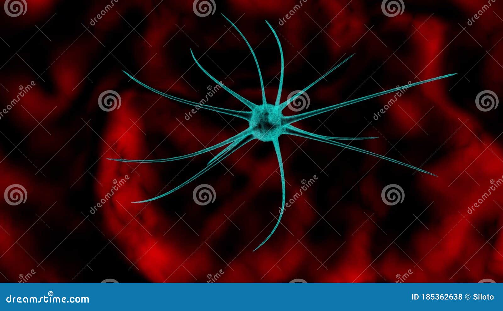 Neuron Cell - Abstract 3d Animation Stock Footage - Video of green ...