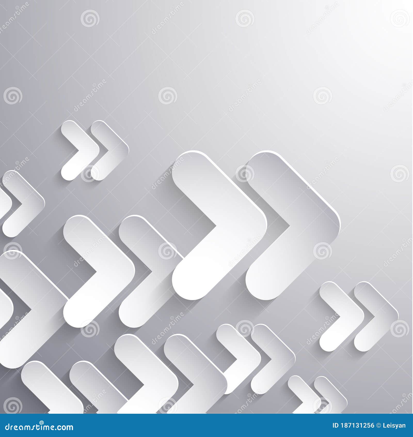 Abstract 3d Arrows Moving Forward Stock Vector - Illustration of sign ...