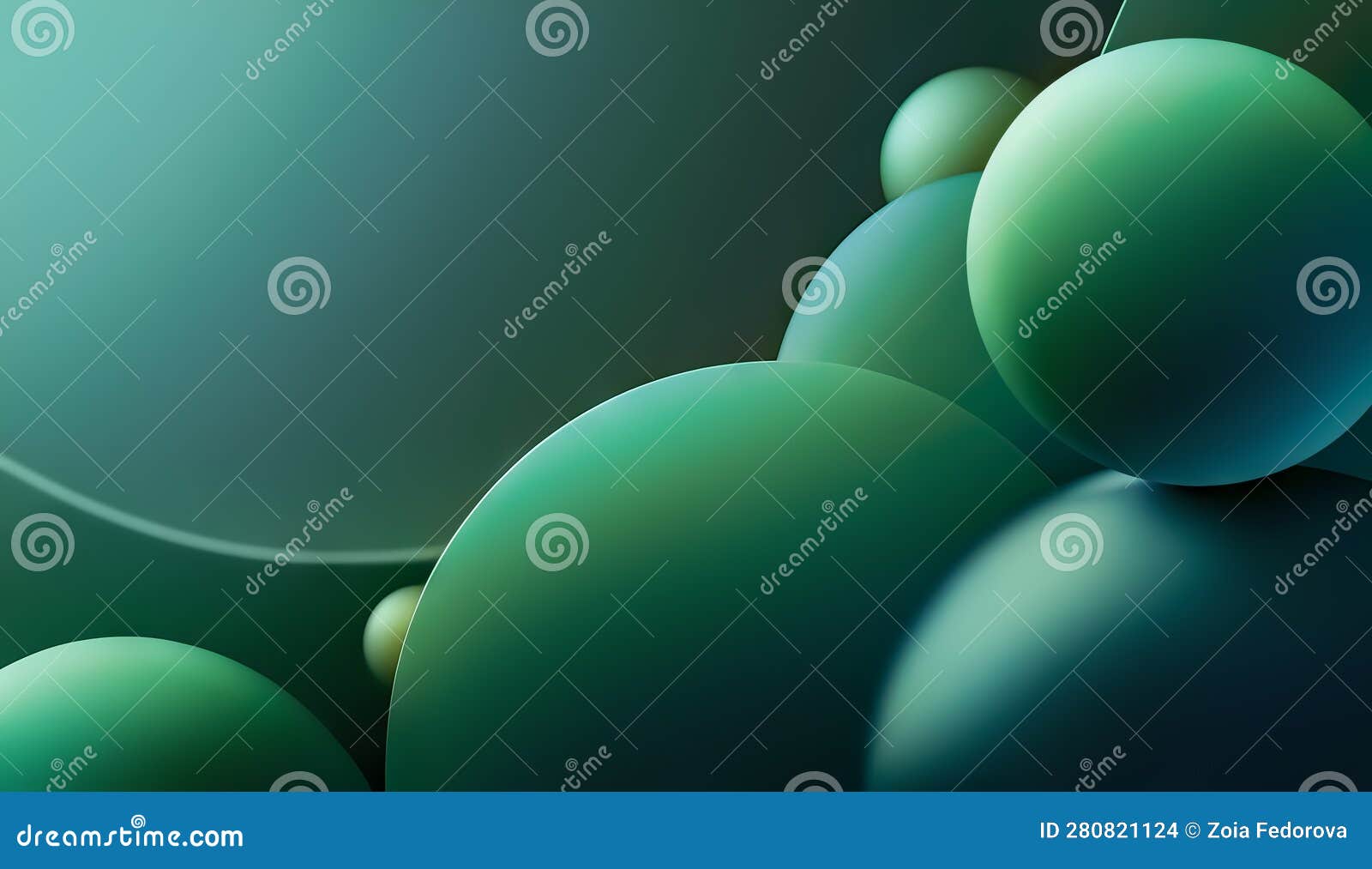 Abstract 3D Background stock illustration. Illustration of mint - 280821124