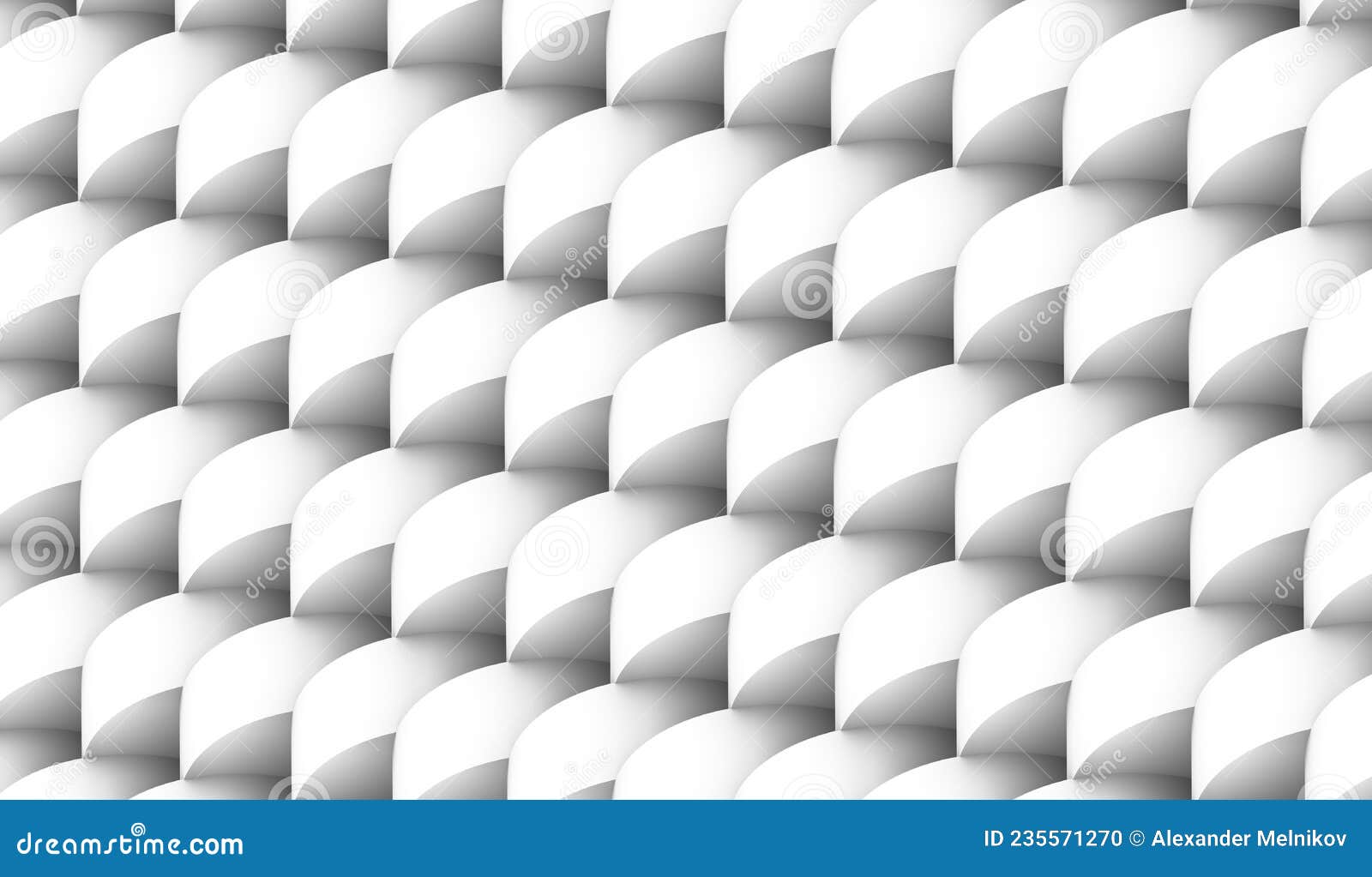 Abstract 3d Background from Cylinders. 3d Rendering Stock Illustration ...