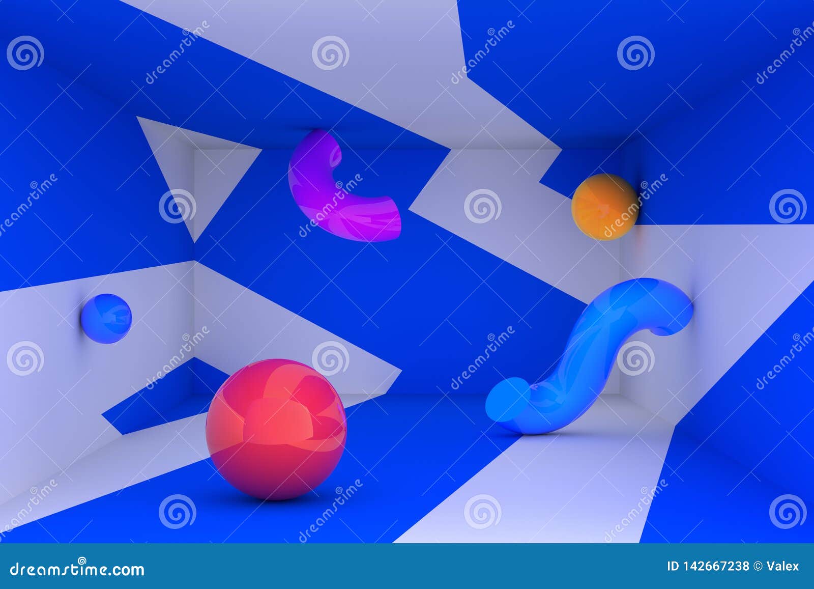 Abstract 3D Background Design Stock Illustration - Illustration of ...