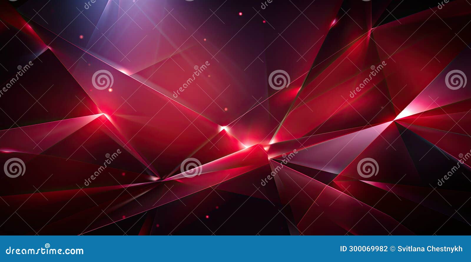 Abstract 3d Background, Glowing Geometric Shapes Pattern Texture on ...