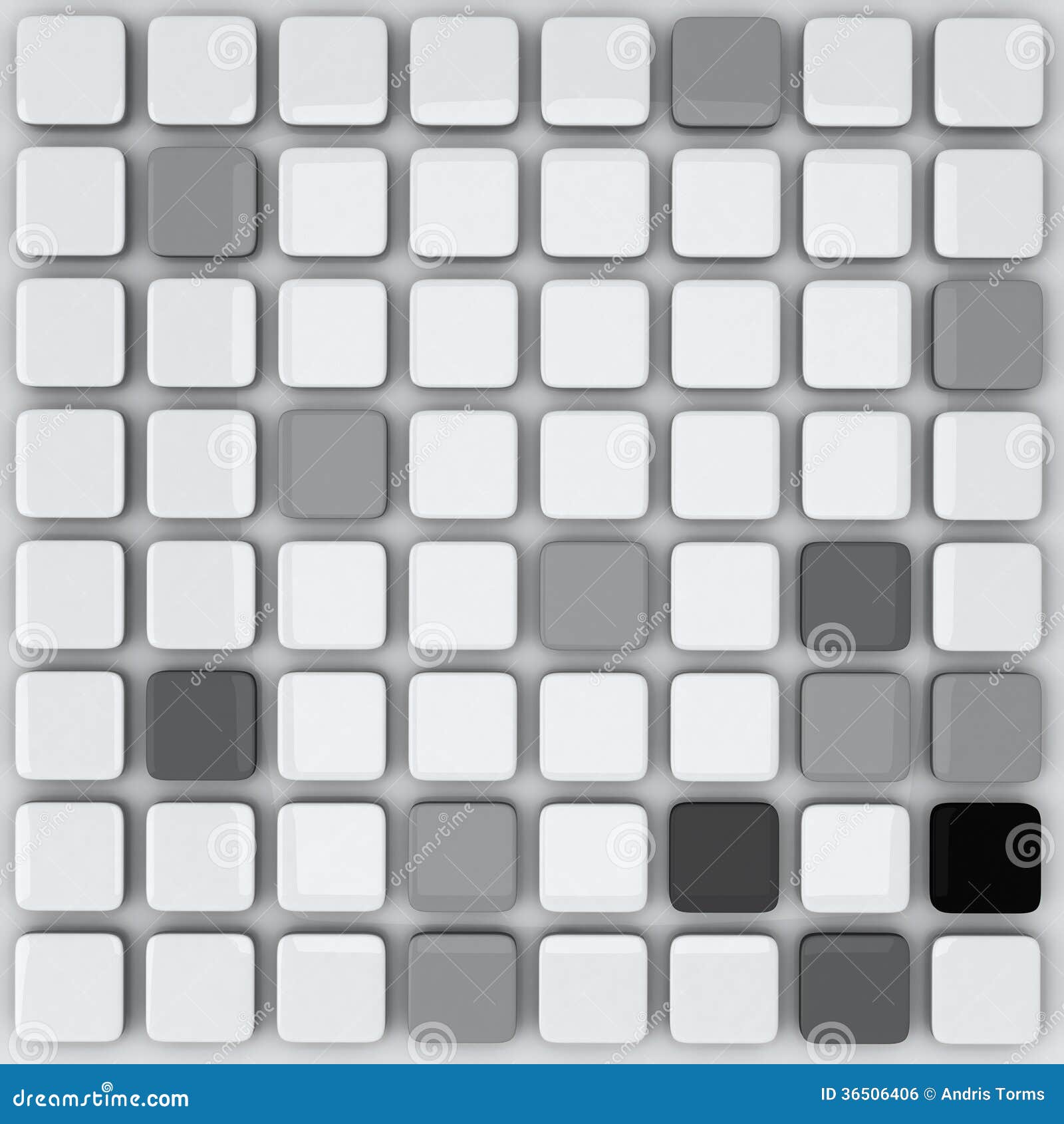 Abstract 3d Background - Grey Cubes Stock Illustration - Illustration ...