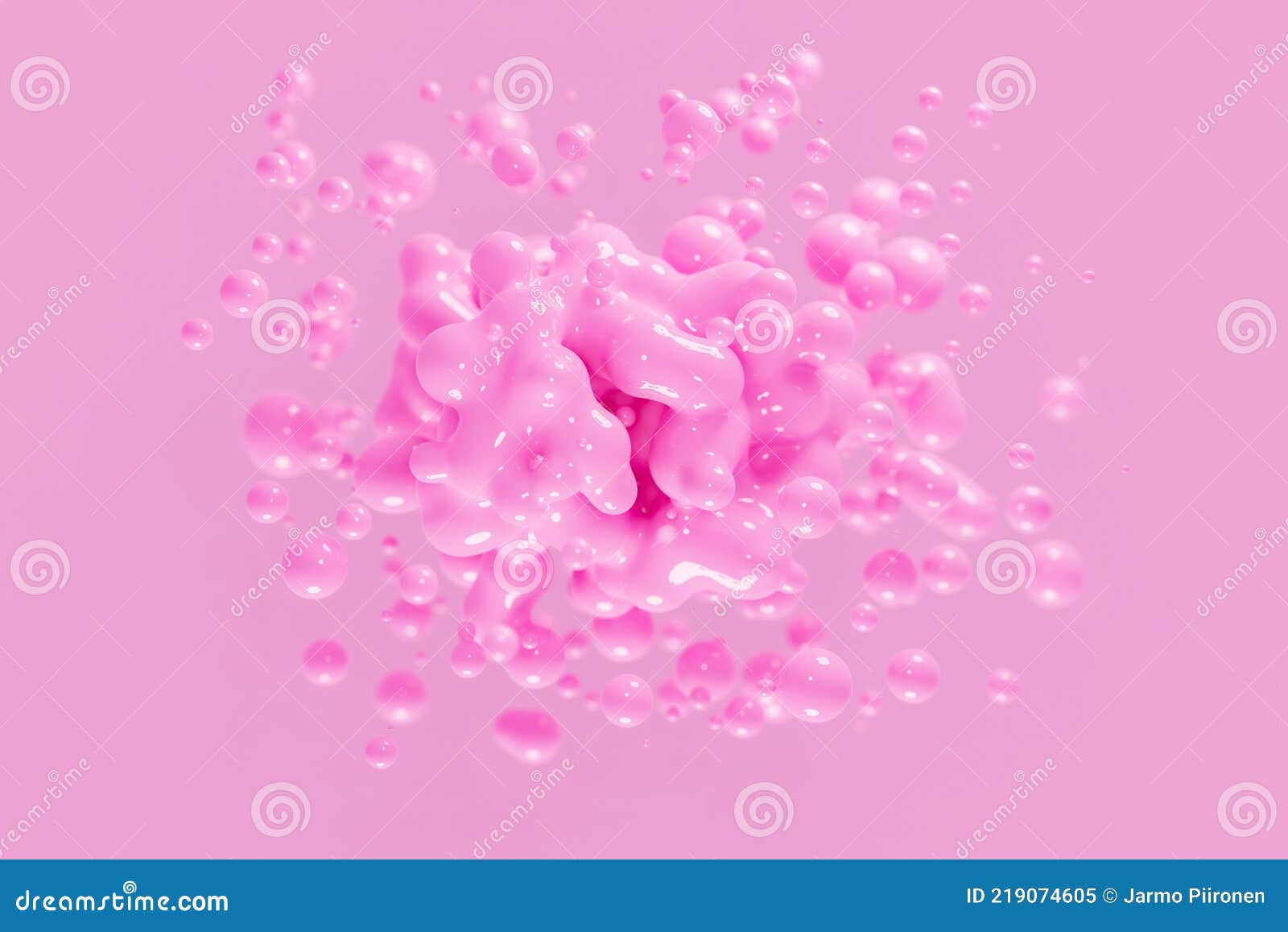 Pink Blob Saying Yes, Cute Emoji Character With Word In The Mouth ...