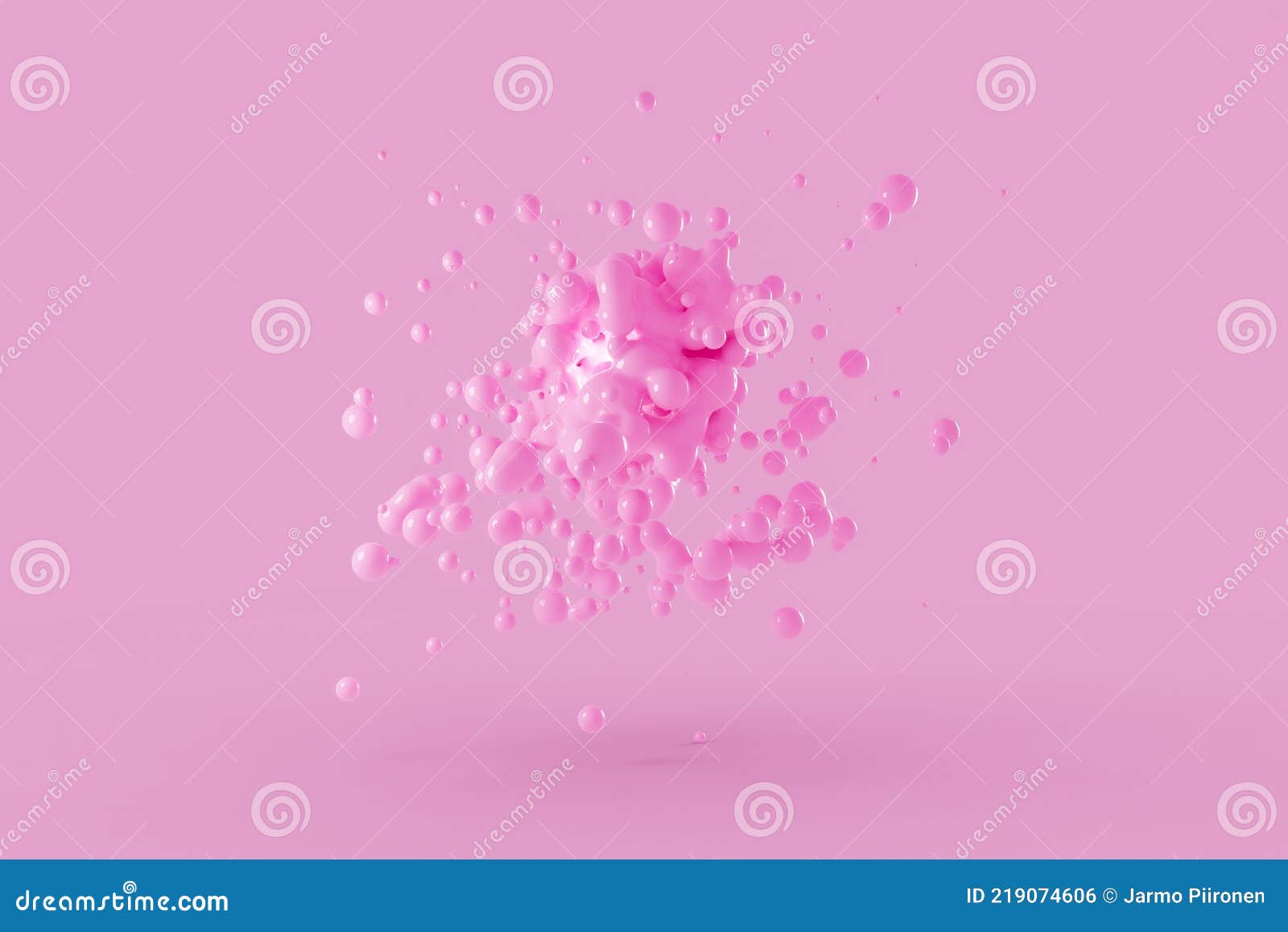 Pink Jelly Dripping Background. Liquid Flow. Vector Illustration ...
