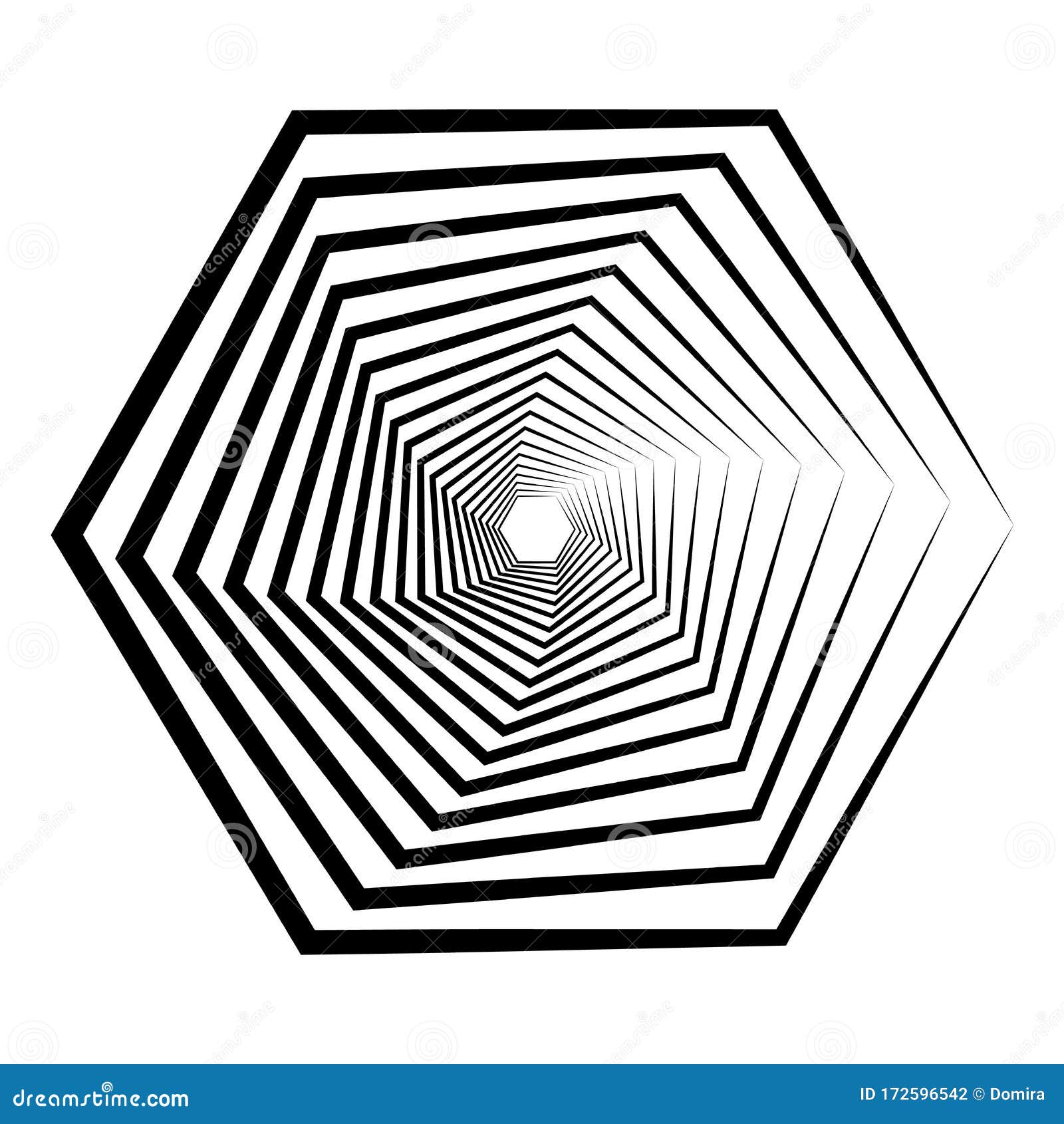 Abstract 3D Background with Simple Geometric Figure. Rotated Stylized ...