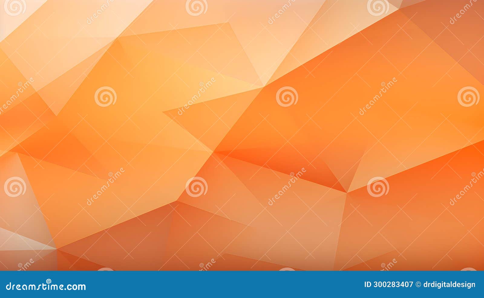 Abstract 3D Background of Triangular Shapes in Light Orange Colors ...