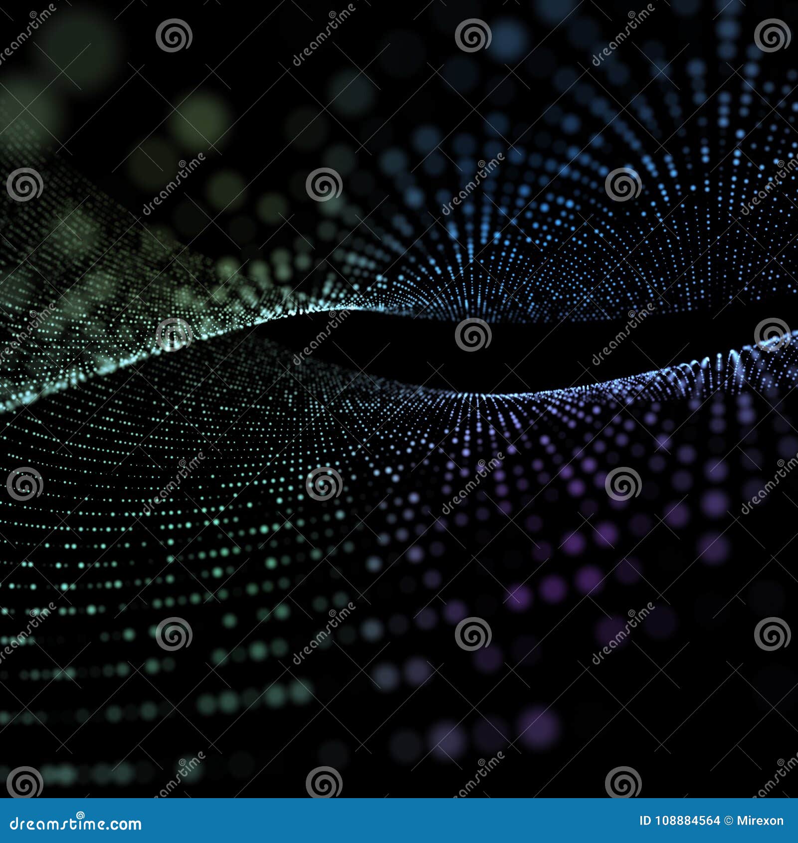 Big Data Visualization Concept Infographics Design Cluster Analysis Data Clustering Royalty
