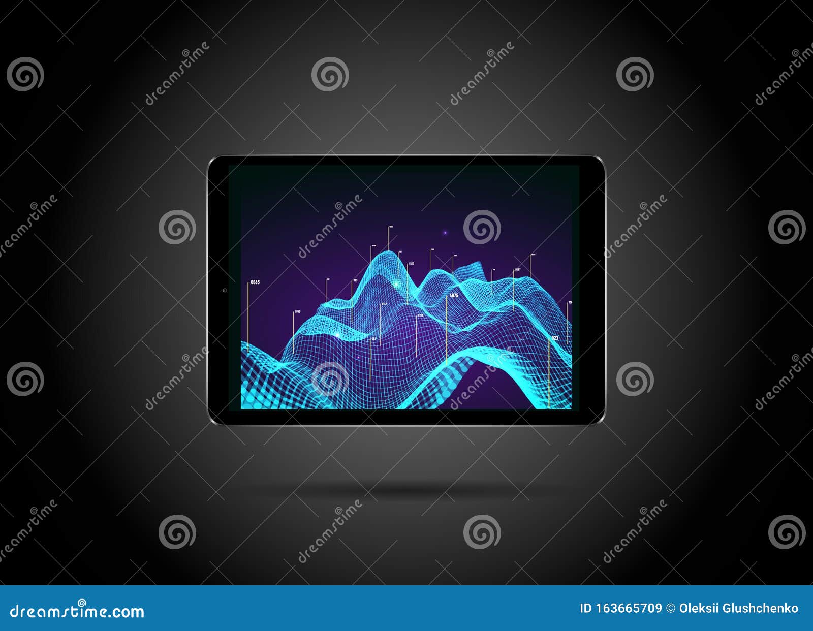 Tangled Graphics Data Streams. Infographics Threads Data. Futuristic ...