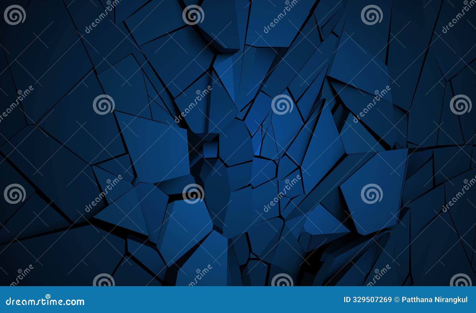 Abstract 3D Blue Broken Black Shadow Background Texture Vector Stock ...