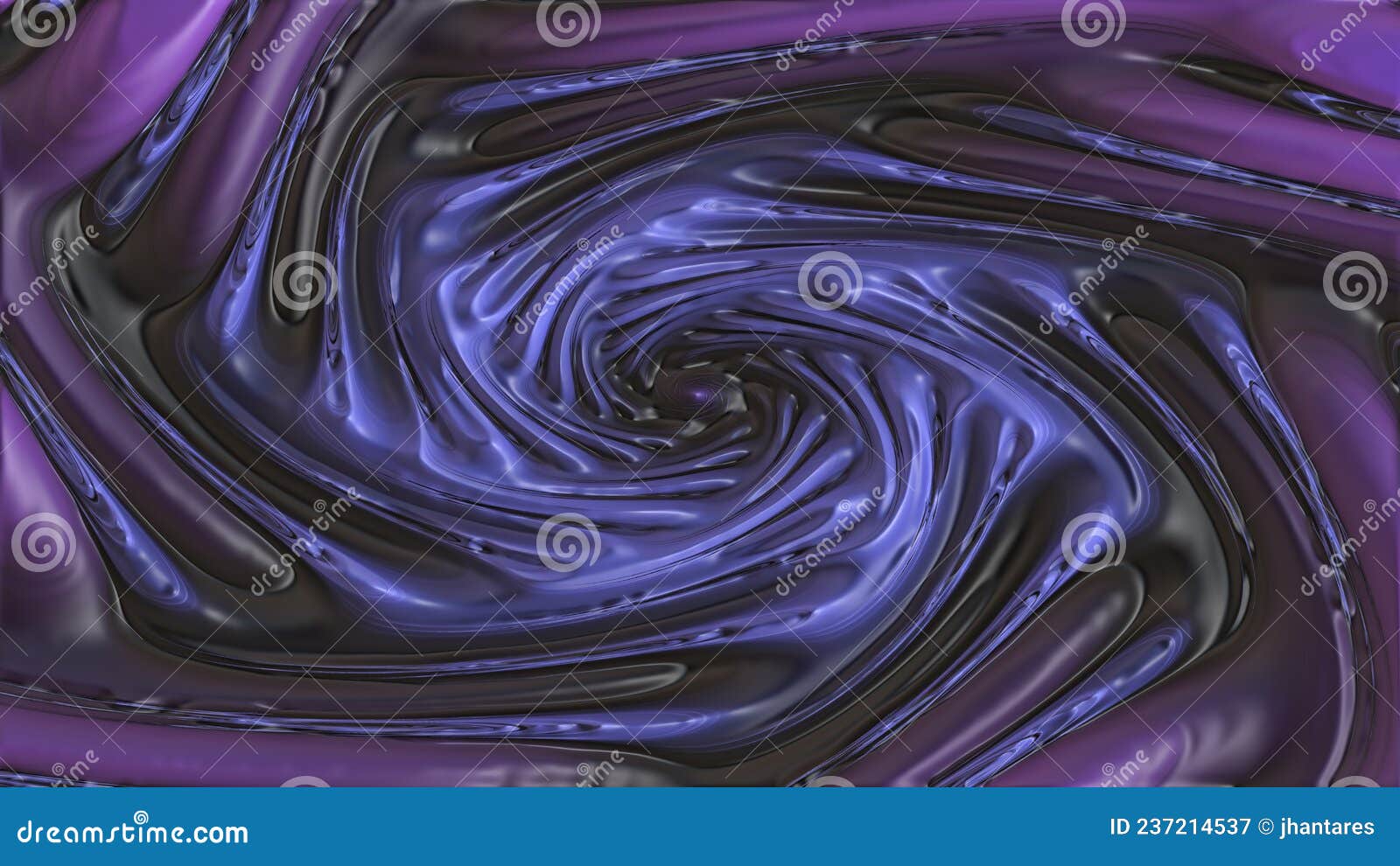 3d Blue Violet Swirl Pattern Stock Illustration - Illustration of ...