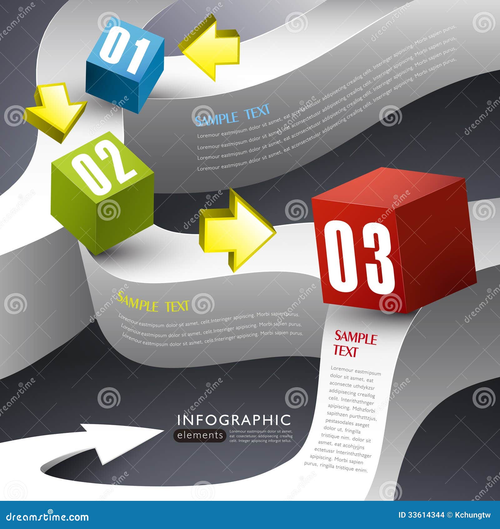 Abstract 3d Box Infographics Stock Vector - Illustration of info ...