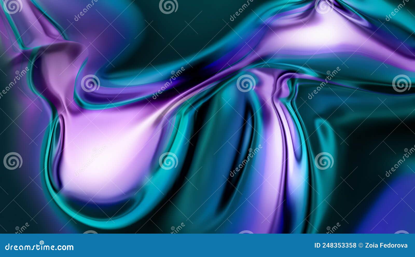 Abstract 3D Chrome Background Stock Illustration - Illustration of ...