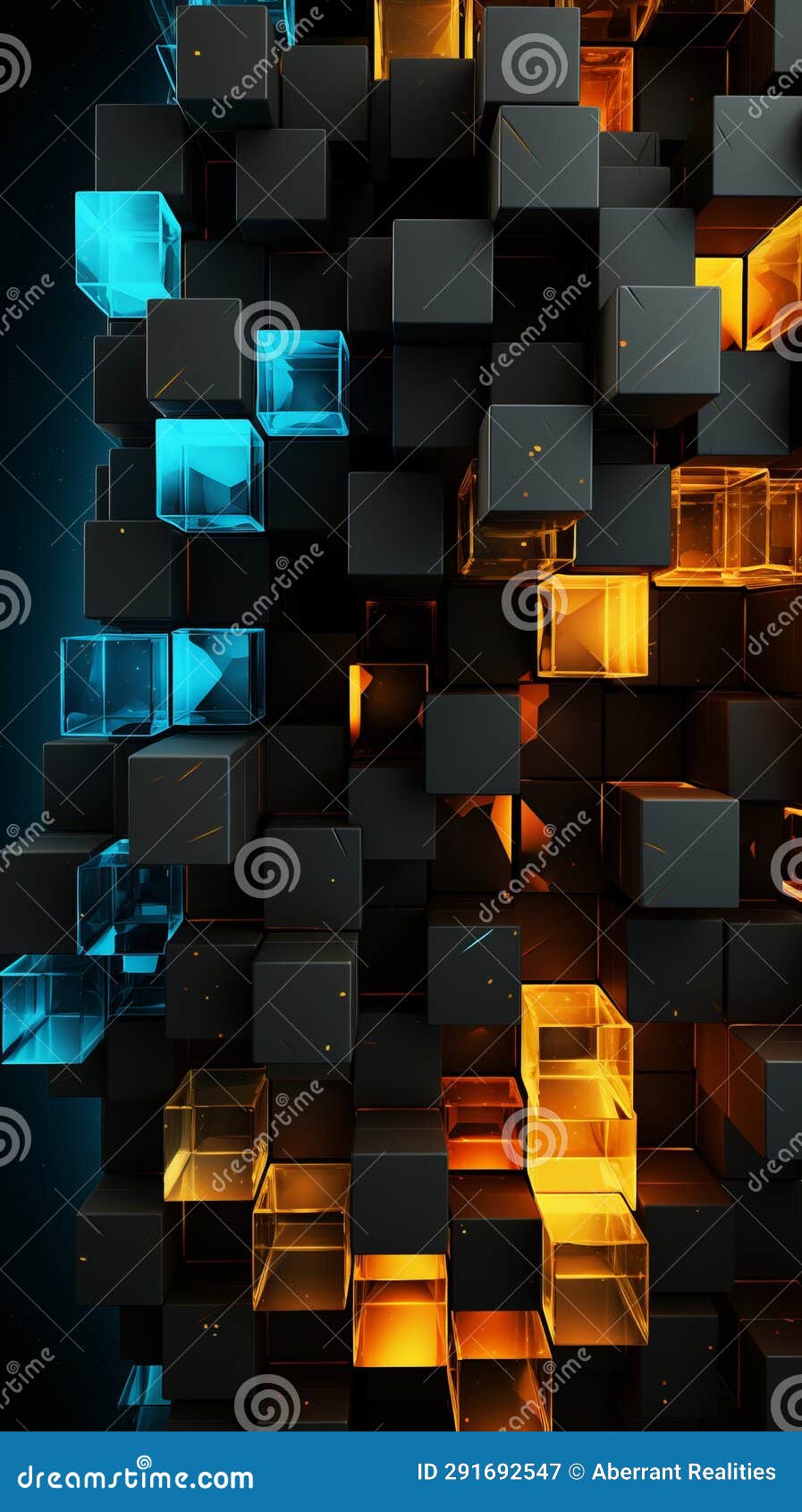 Abstract 3d Cube Wallpapers Hd Wallpapers Stock Illustration ...