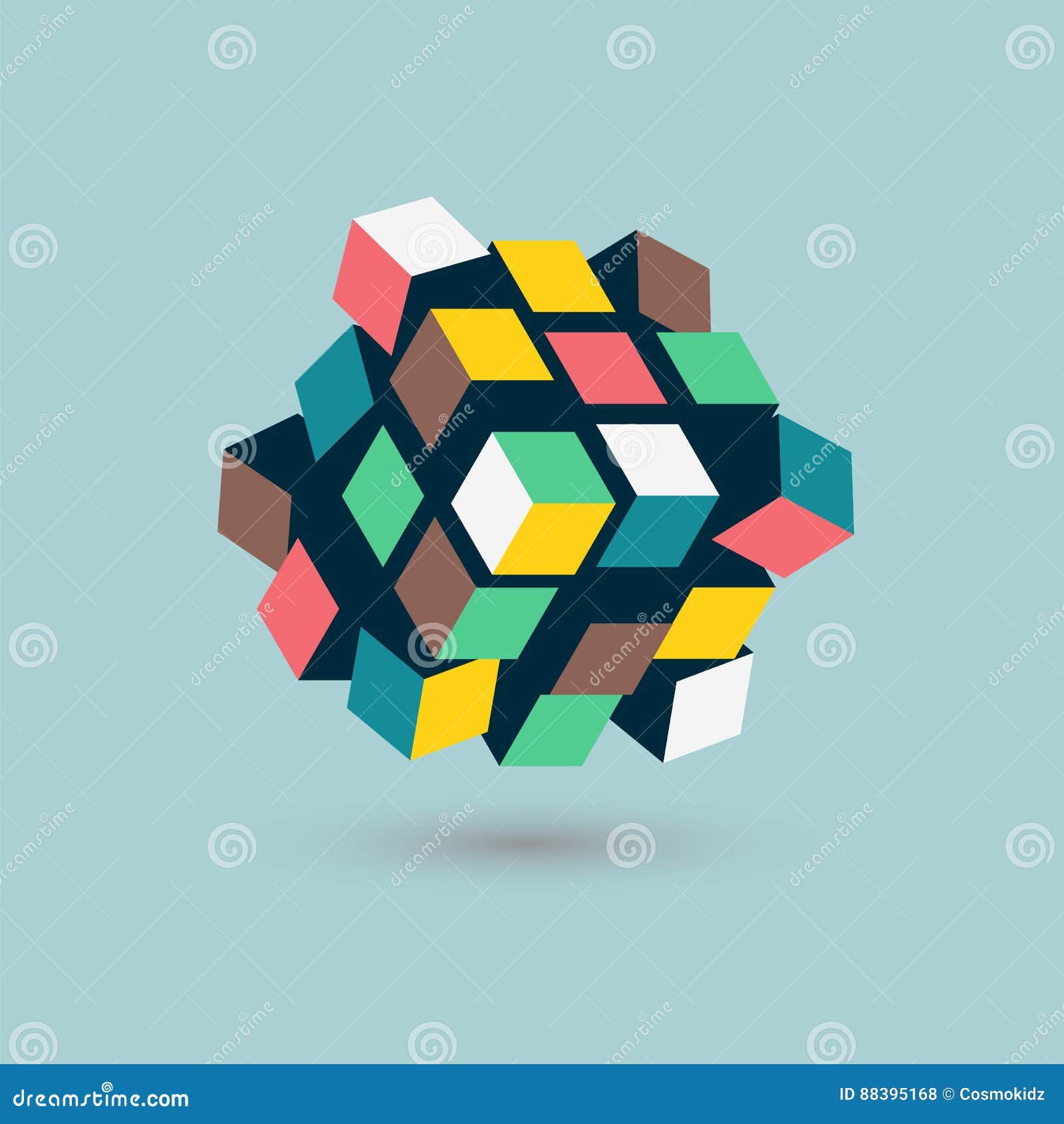 Cubes That Form A Cube Stock Image | CartoonDealer.com #198581977