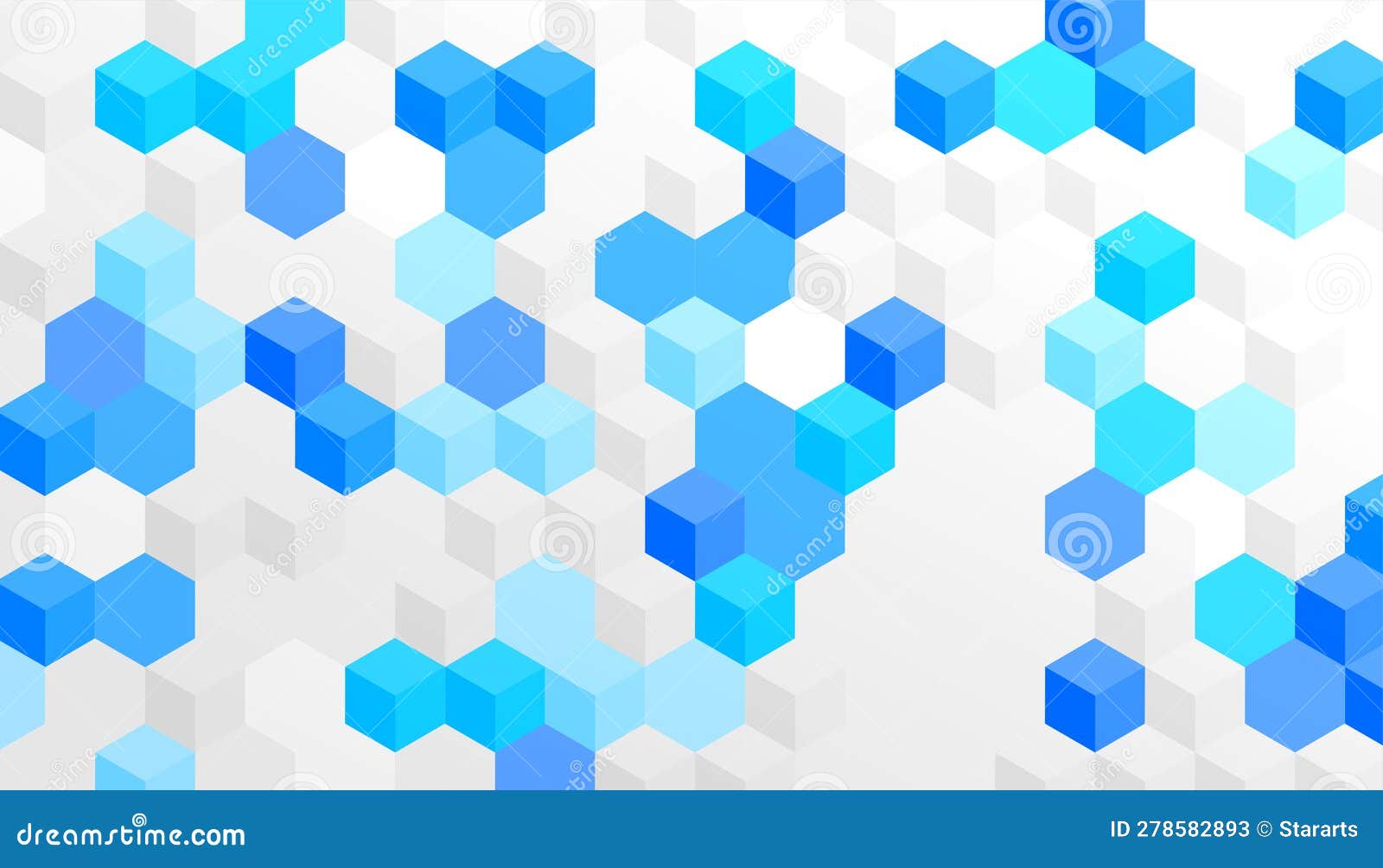 Abstract 3d Cubic Prospective Pattern Background Vector Illustration ...