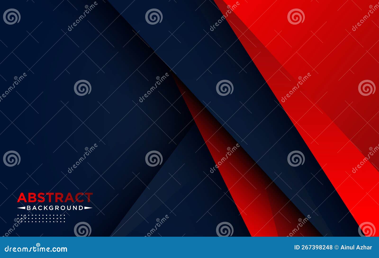 Abstract 3d Dark Blue Background with a Combination of Luminous Red ...