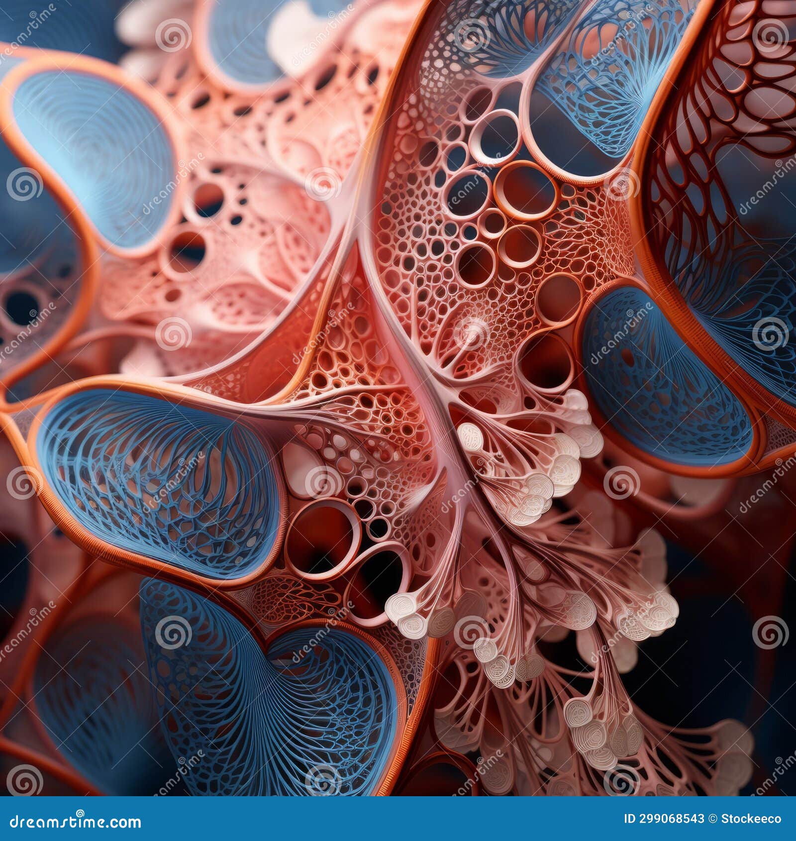 Abstract 3d Design by Chris Pearce 5: Layered Organic Forms with ...