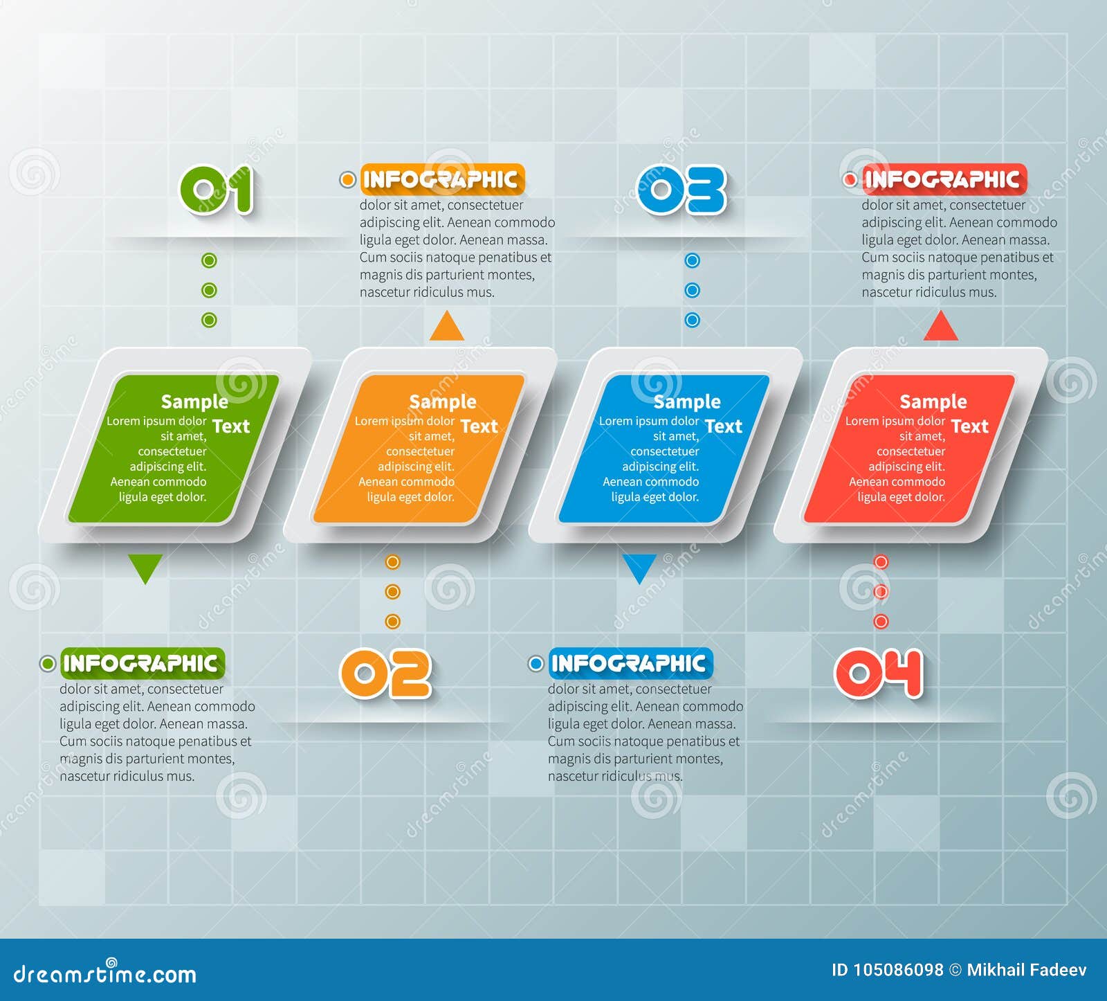 Abstract 3D Document Infographics Vector Illustratie - Illustration of ...