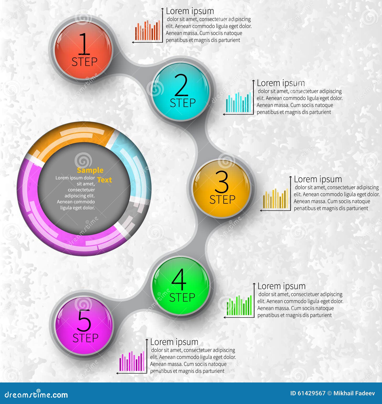 Abstract 3D Document Infographics Vector Illustratie - Illustration of ...