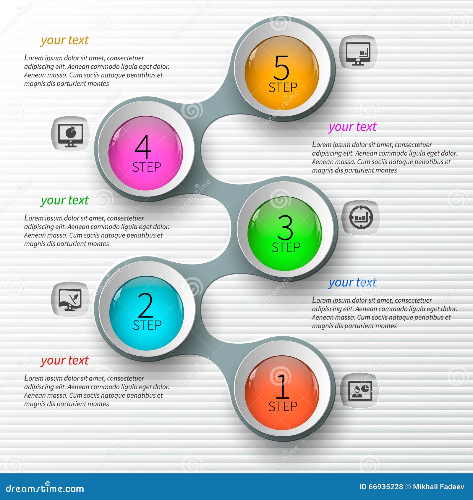 Abstract 3D Document Infographics Vector Illustratie - Illustration of ...