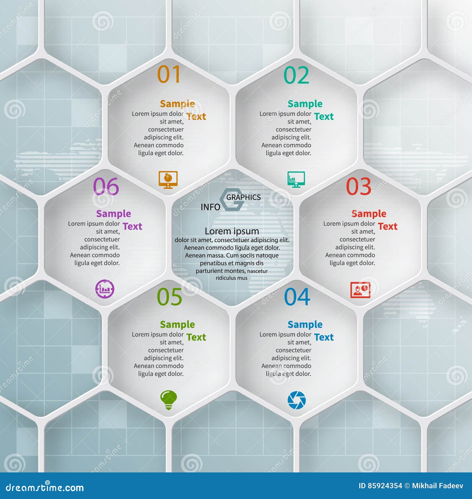 Abstract 3D Document Infographics Vector Illustratie - Illustration of ...
