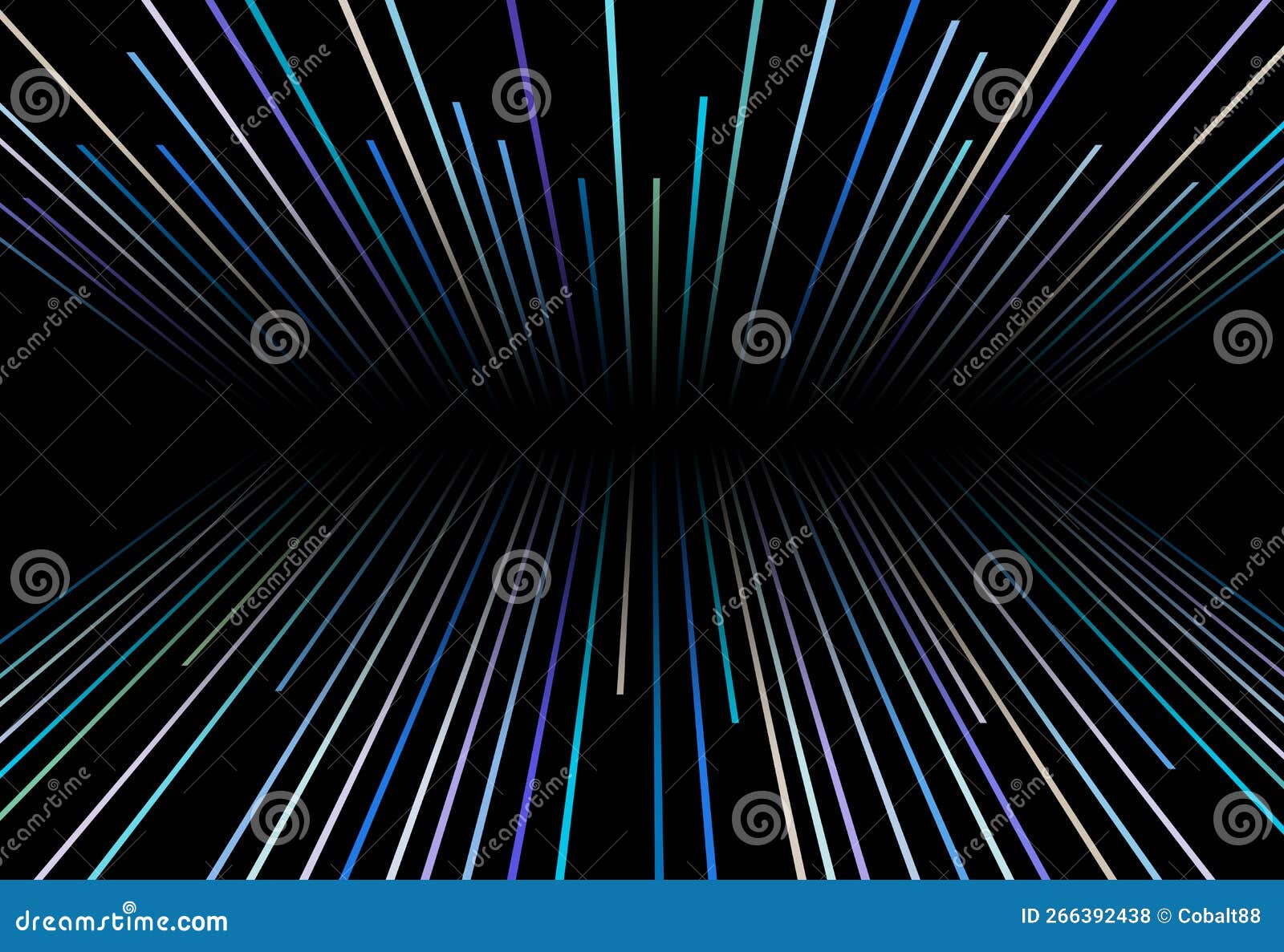 Hyper Speed Particles Tunnel Royalty-Free Illustration | CartoonDealer ...