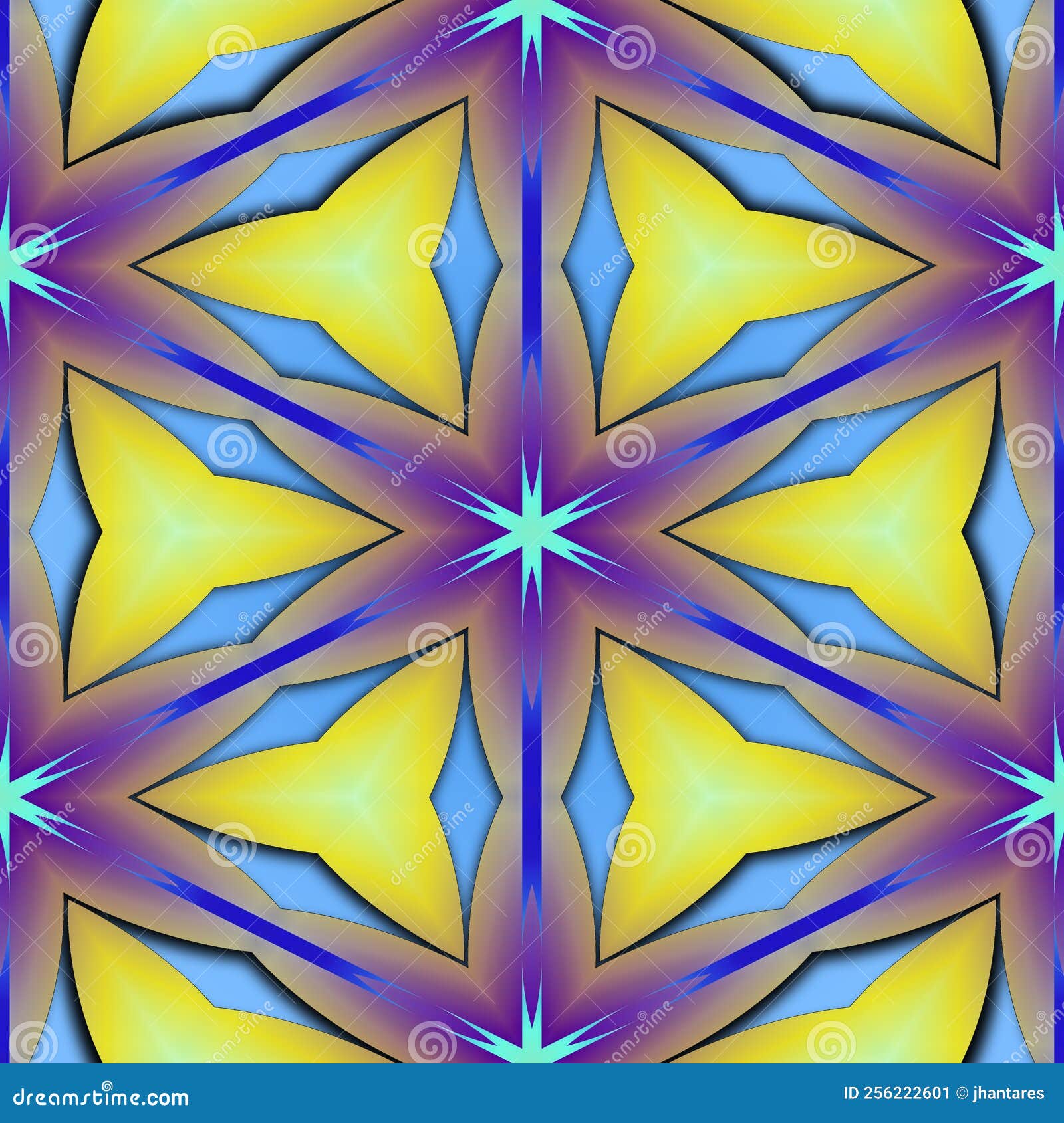 3d Hexagonal Color Gradient Pattern Royalty-Free Stock Photography ...