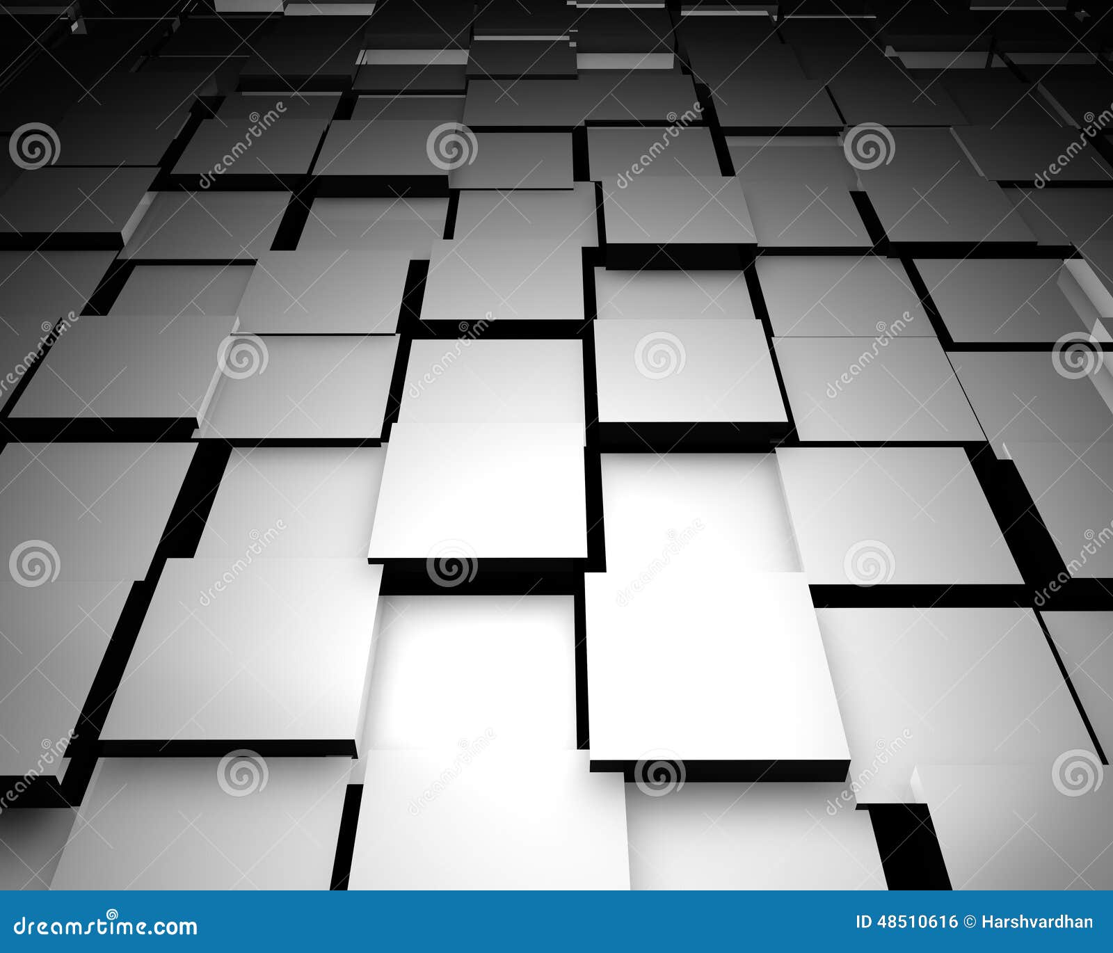 Abstract 3d floor tiles stock illustration. Illustration of generated ...