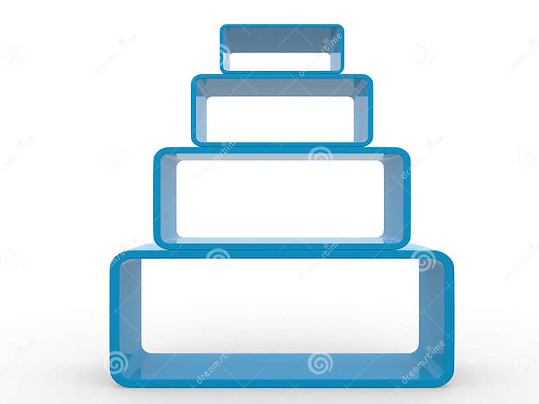 Abstract 3d frames stock illustration. Illustration of modern - 30692051