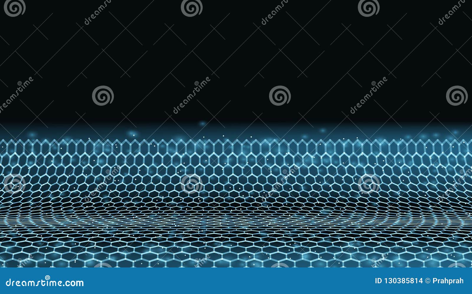 Abstract 3D Futuristic Dots and Lines Techno Structure Stock Photo ...