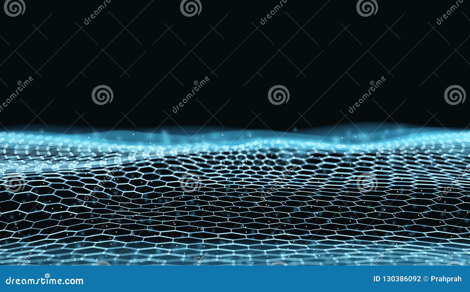 Abstract 3D Futuristic Dots and LinesTechno Structure Stock Photo ...
