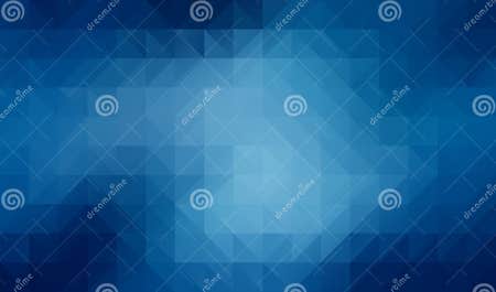 Abstract 2D Geometric Blue Background Stock Illustration - Illustration ...