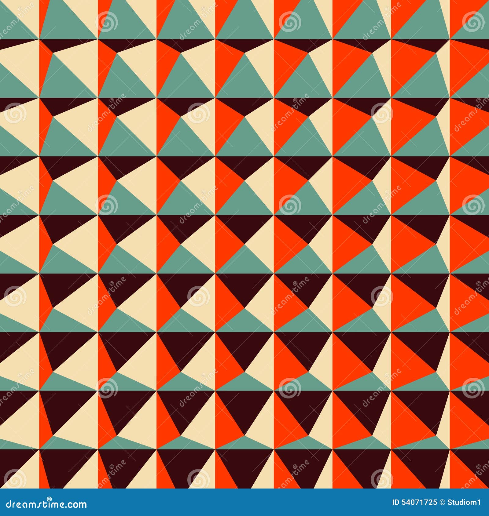 Abstract 3d Geometric Pattern. Polygonal Stock Vector - Illustration of ...