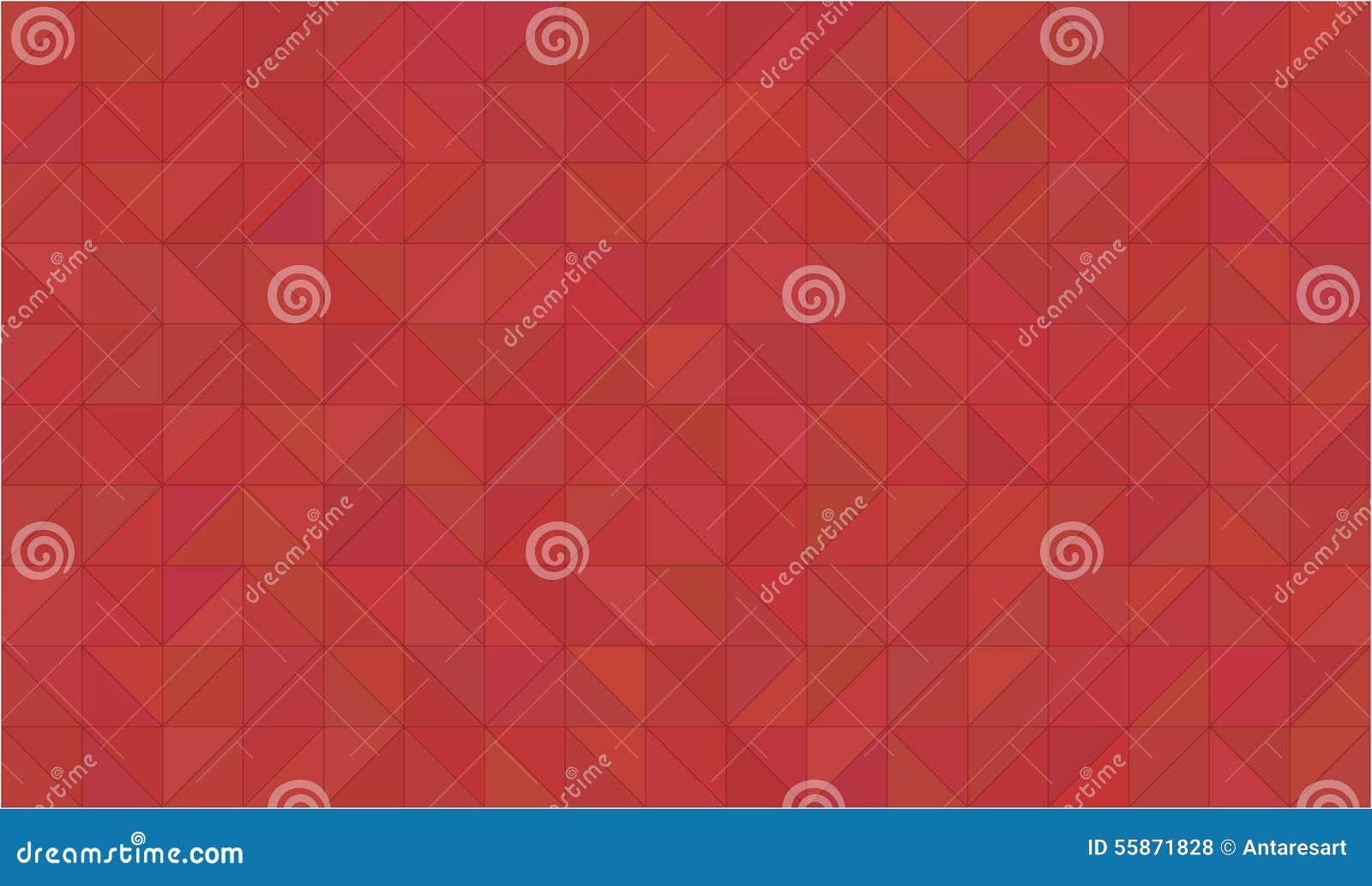 Abstract 2D Geometric Red Background Stock Illustration - Illustration ...